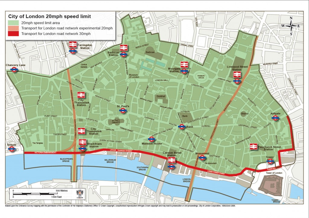 Crass Stupidity » City of London 20mph Speed Limit